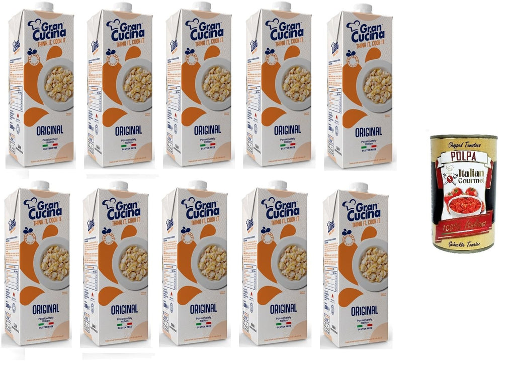 10 x Gran Cucina Crema per Cucinare, Vegetable Based Cream, Sauce for ...