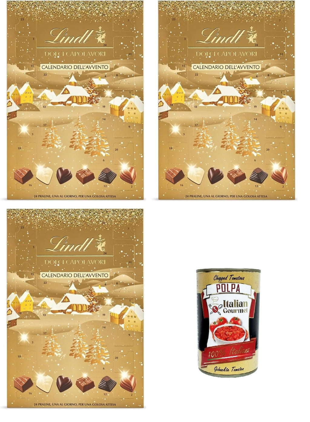 Advent Calendar Sweets Masterpieces: 24 Different Chocolate Chocolates ...